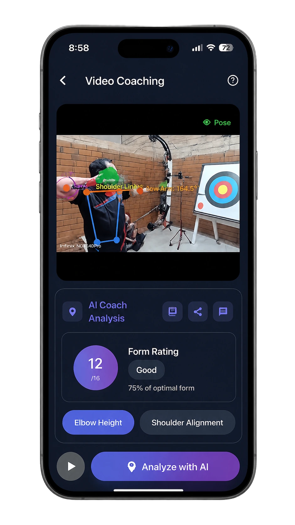 ArcherSense | Archery AI – AI Archery Training App to Perfect Your Form